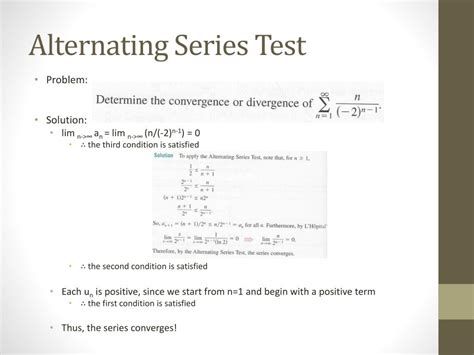 Ppt Nth Term And Alternating Series Powerpoint Presentation Free Download Id 2003322
