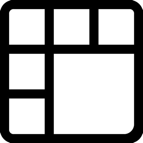 Table Merge Cells Vector Svg Icon Svg Repo