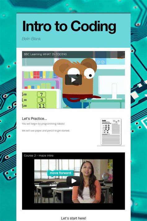 Intro To Coding School Newsletter Template School Newsletter