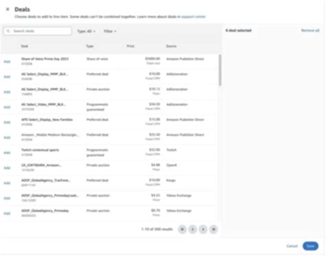 Activate Your Programmatic Deals Faster By Using The New Deals Widget Amazon Ads