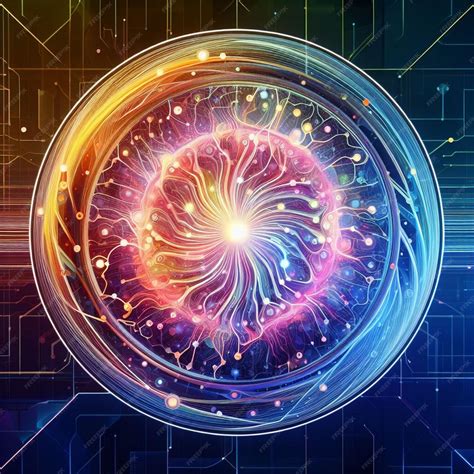 Premium Photo Neural Pattern Design Neural Network Art Neural Wave