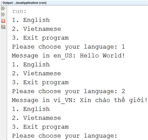 Internationalization và Localization trong Java