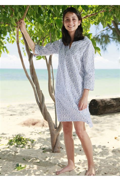 Chemise De Nuit Femme Nora Imprimé Ciel Lorangerie