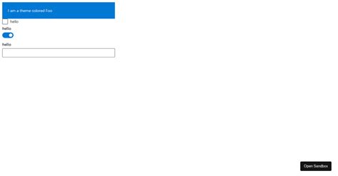 Fluent Ui Themeprovider And Makestyles Example Forked Codesandbox