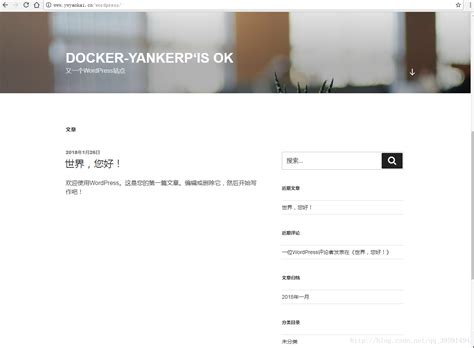 docker实战 分离部署lnmp环境搭建wordpress个人网站详细配置 docker wordpress nginx 分离 csdn博客