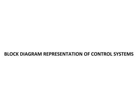 Block Diagram Reduction Pptx
