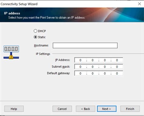 configuring printer connectivity for wired or wireless networks using the zebra setup utilities