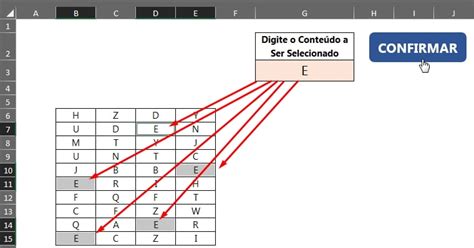 Planilha Para Selecionar Células Específicas Com Vba