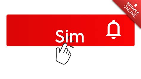 Sim Youtube Subscribe Interface Button Text Effect Generator