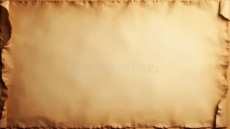 Old Parchment Paper Scroll Texture Background Showing Folded Edges