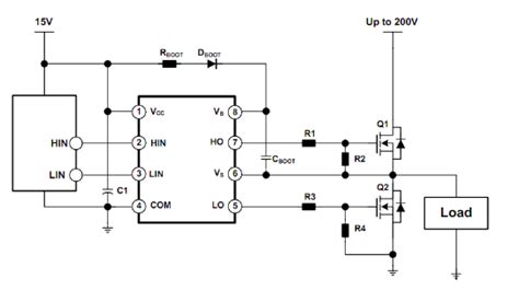 Transistors How Does A Bootstrap Capacitor For A MOSFET Keep The MOSFET On After The Source Is