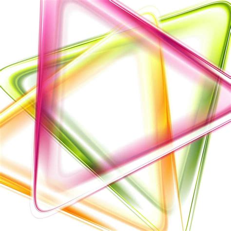 Colorful Smooth Triangles Tech Abstract Background 26178043 Vector Art