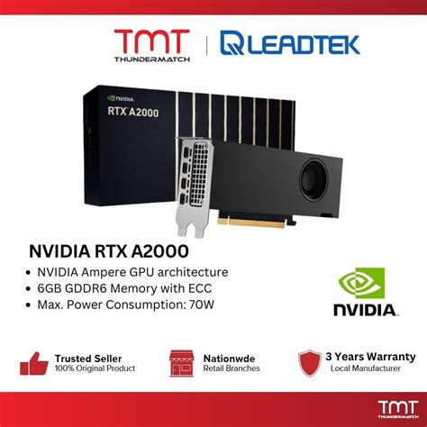 Leadtek Professional Quadro Rtx A2000 6gb A2000 12gb A4000 16gb T400 4gb Shopee Malaysia