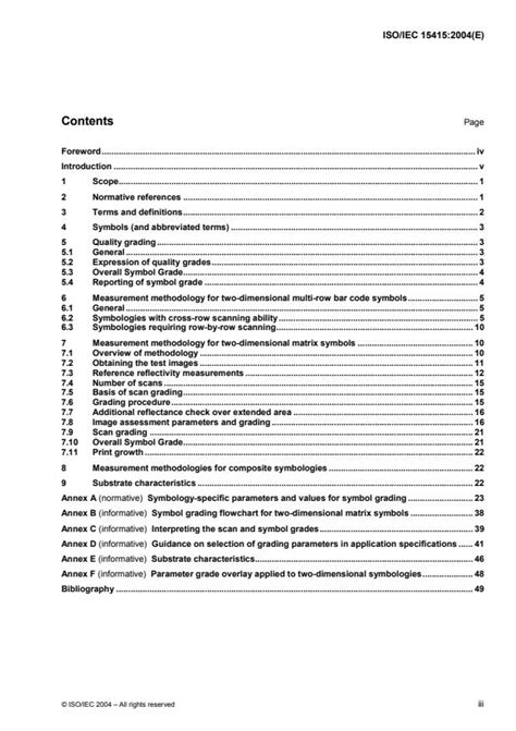 Iso Iec 15415 2004 Information Technology — Automatic Identification And Data Capture Techniques