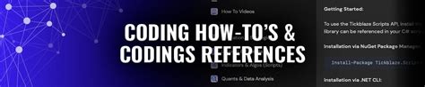 Coding How Tos And Codings References