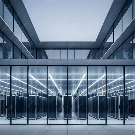 Sleek And Modern Data Center Architecture With Stateoftheart Technology