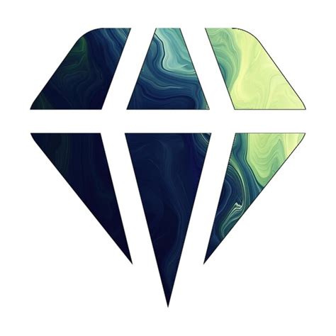 Image Icons Diamond Luminous Gradient Background Premium Ai Generated Image