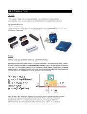 Lab 5 Frictional Forces Xls Lab 5 Frictional Force Purpose The Purpose Of This Activity Is To