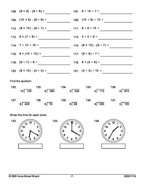 Grade 3 Maths Past Papers