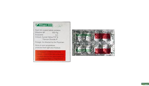 Buy Rifagut 550mg 10 Tablets Online At Best Price Wellness Forever