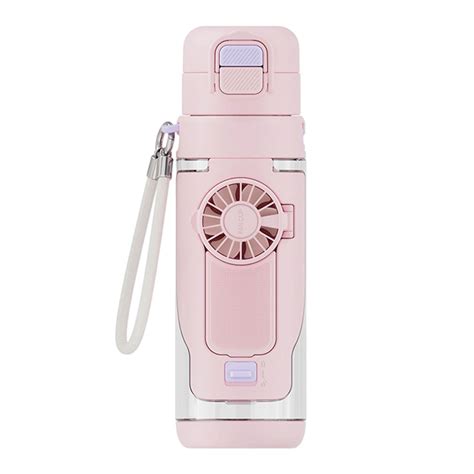 2 In 1 690ml Cooling Water Bottle Fan Usb C Rechargeable 3 Speed With