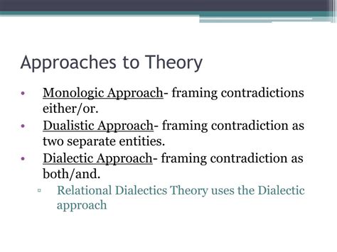 Ppt Relational Dialectics Theory Powerpoint Presentation Free Download Id 3361350