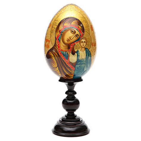 Russian Icon Egg Our Lady Of Kazan Online Sales On