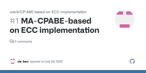 Ma Cpabe Based On Ecc Implementation Issue Urarik Cp Abe Based