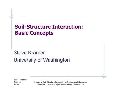 Soil Structure Interaction Ppt