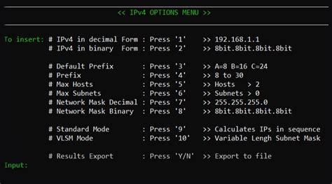 Ipv4 Subnet Calculator Console Version Terrorflatrider