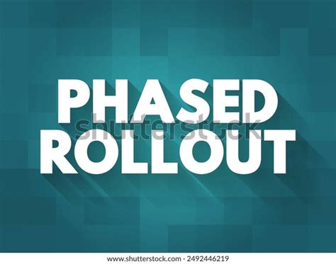 Phased Rollout Hardware Software Migration Method Stock Vector Royalty Free 2492446219