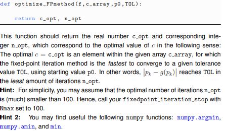 Optimizing The Fixed Point Iteration Method This Is Chegg