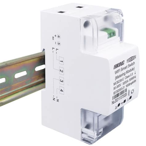 Single Phase Wifi Smart Circuit Breakers With Energy Meter Kwh Timer Electricalwall