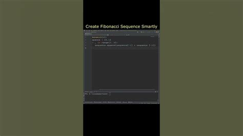 Generate Fibonacci Sequence In Python Easier Way Pythonprogramming
