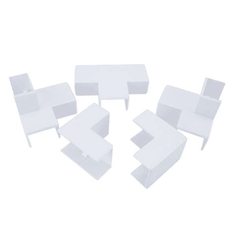 Univolt Trunking Mini Trunking Internal Angle White 16mm X 16mm