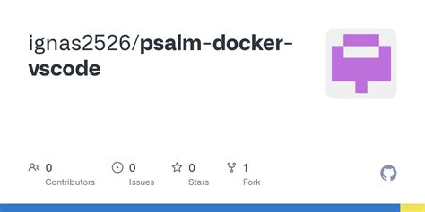 Github Ignas2526psalm Docker Vscode