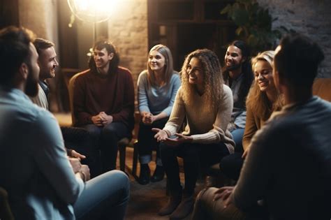 Premium Photo Cultivating Healing Bonds Empowering Men And Women In