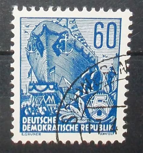 N°31h Stamp German Democratic Republic Ddr Canceled Aus Eur 0 07