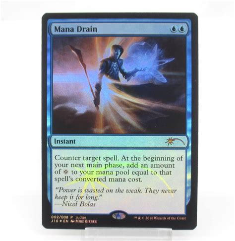 Yahooオークション Mtg Mana Drain マナ吸収 Foil 002008 英語