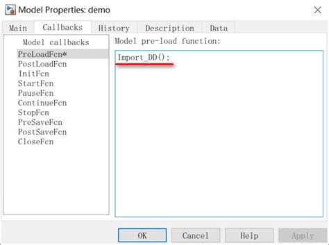 Matlab编程技巧：打开模型时加载数据字典 Csdn博客