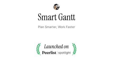 Smart Gantt Peerlist