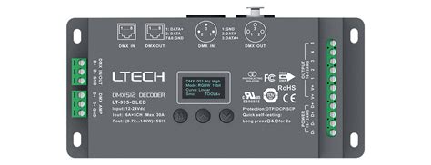 5ch cv dmx decoder lt 995 oled led controller led dimmable driver
