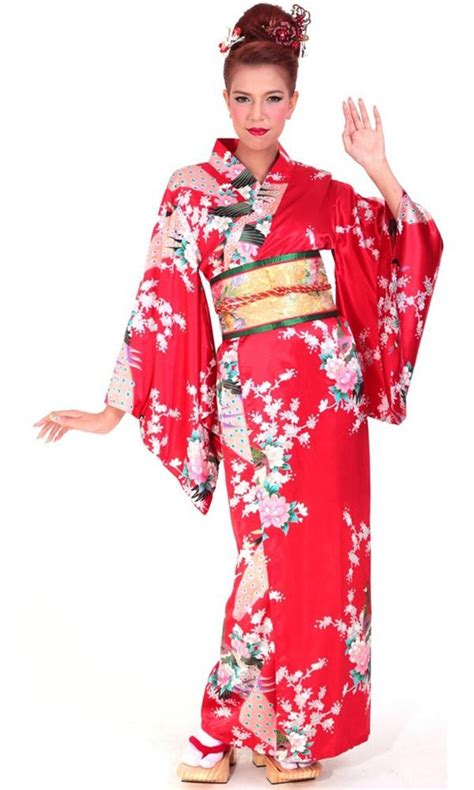 Red Kimono Dress Kimonos And Yukatas Afashion