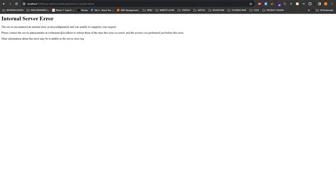 Encountering Internal Server Error When Installing Theme Via Localwp Archived Support Local