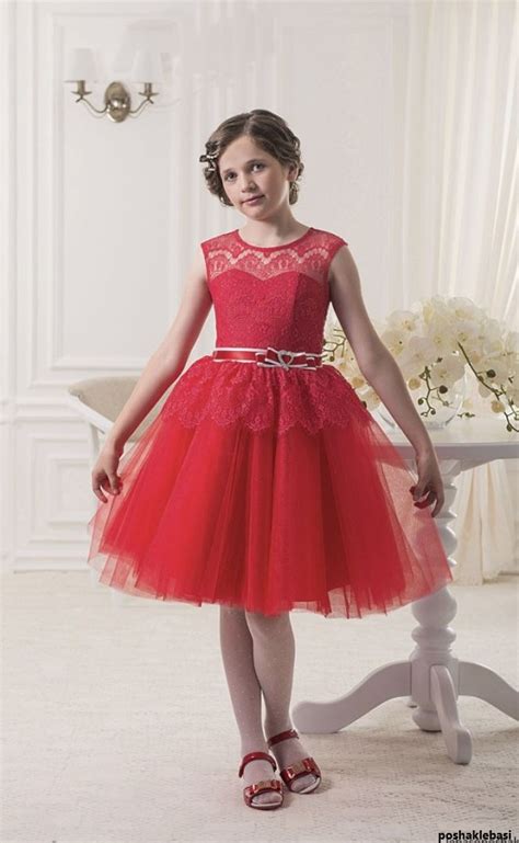 مدل پیراهن بچه گانه قرمز