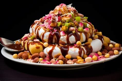 Chaat Delight Spicy Street Sensation Indian Street Food Chaat Image