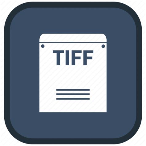 Extension File Format Tiff Icon