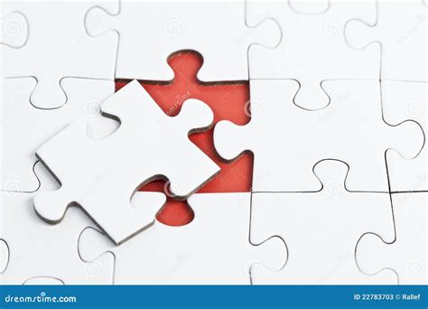 Puzzle With Missing Part Stock Image Image Of Solve 22783703