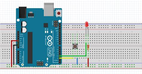 NL Web Arduino Push Button INPUT PULLUP Internal