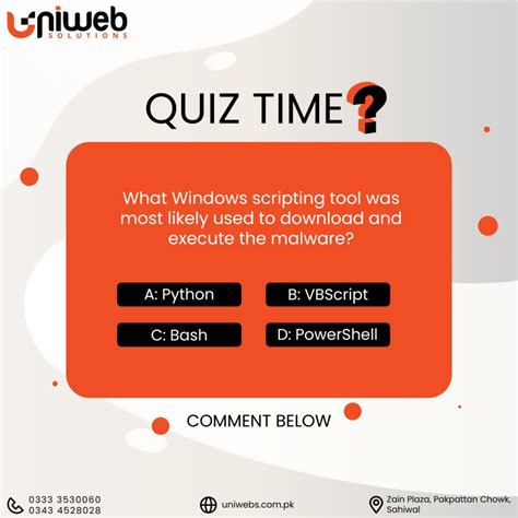 Uni Web Solutions On Linkedin Quiztime Cybersecurity Techtrivia Uniwebsolutions Techknowledge